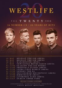 Westlife, the Twenty tour will be kicking off in May 2025. We're going ...